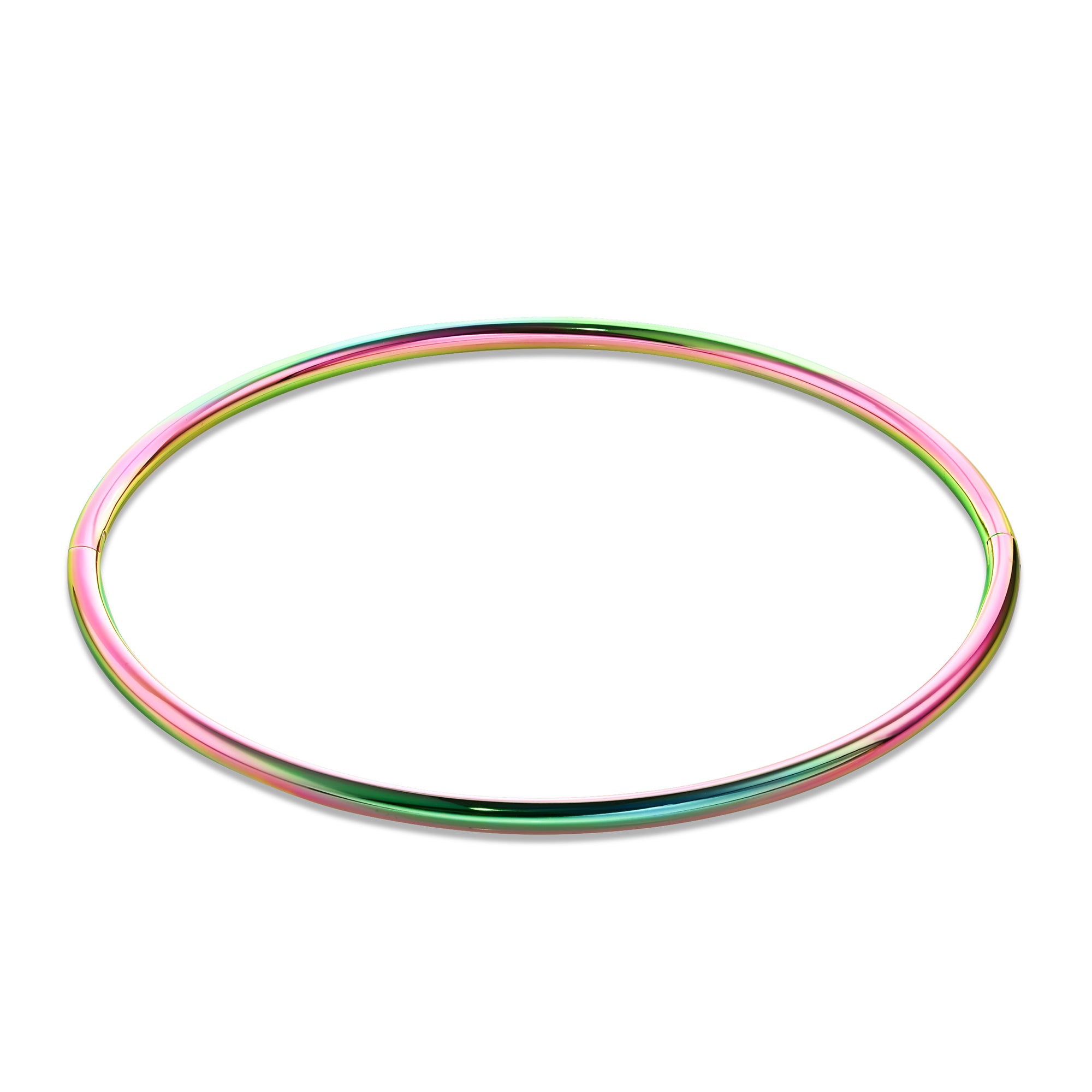 Discover the 5mm Titanium Eternity Collar in a Gold Finish - Eternity