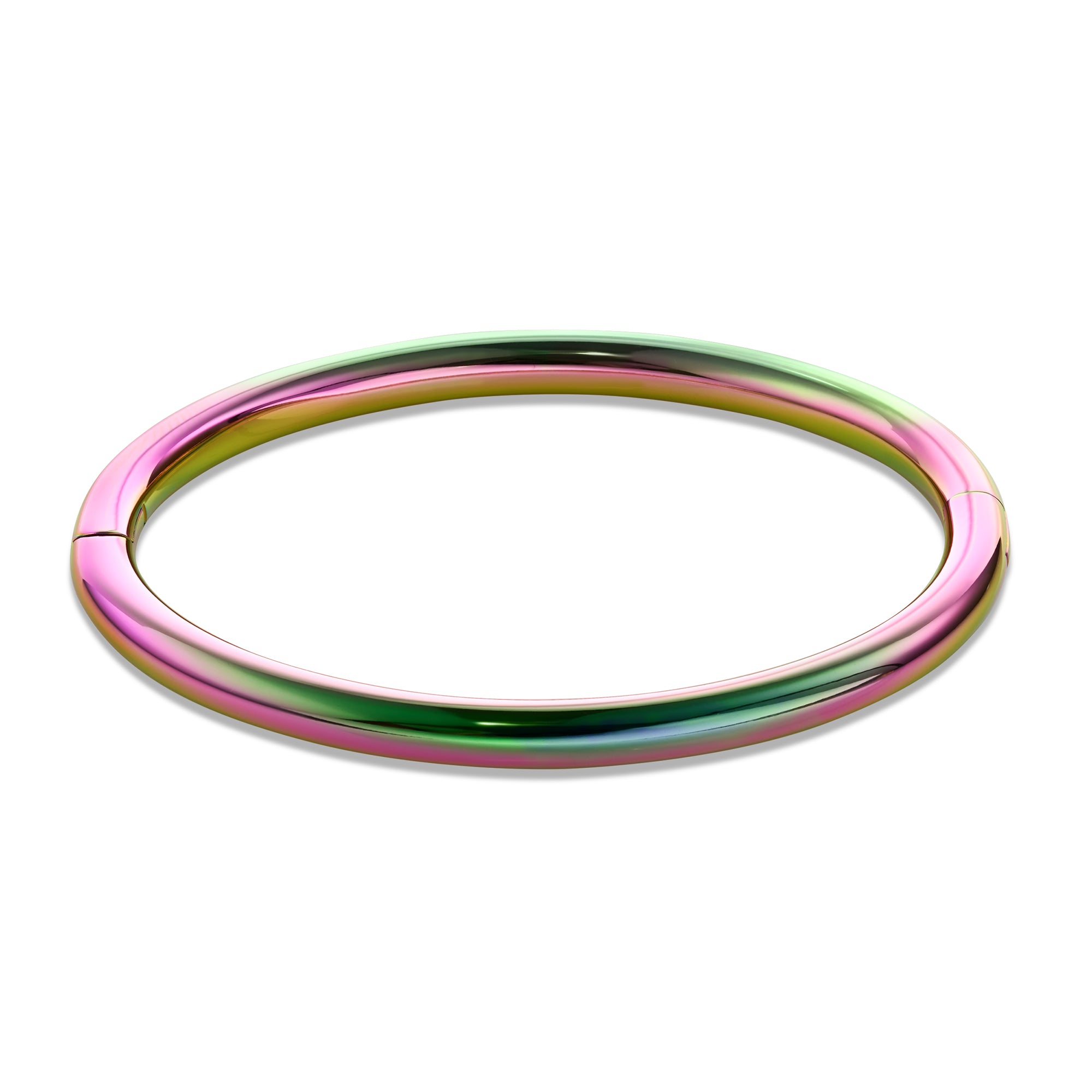 Thin Eternity Wrist Cuff - Titanium - Prism - Eternity