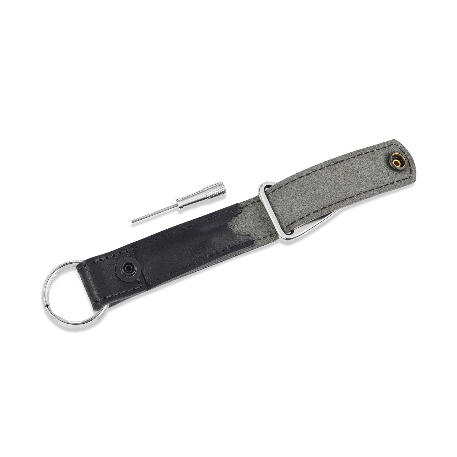 Leather Master Key Ring with Clip - Eternity