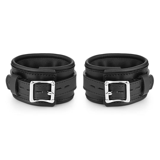 Leather Ankle Cuffs - Eternity