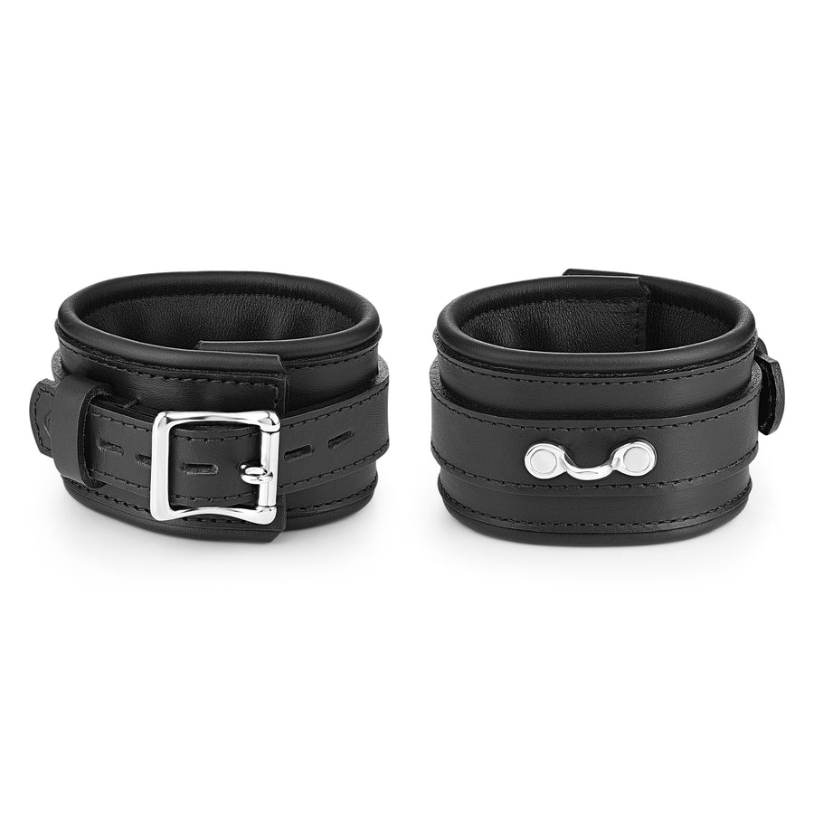 Leather Ankle Cuffs - Eternity